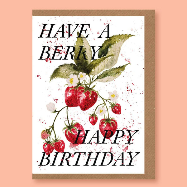 Studio Frewb Card - Berry Happy Birthday – Perennial GRBS