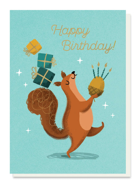 Stormy Knight Card - Nutty Birthday – Perennial GRBS